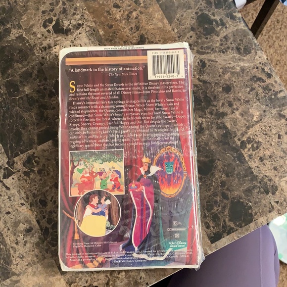 Media | Walt Disney Snow White Vhs Sealed Collector Very Rare | Poshmark
